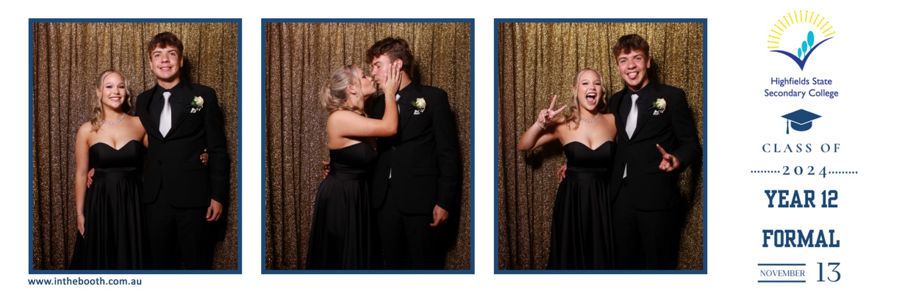 School Formal Photobooth | In the Booth Instant Prints